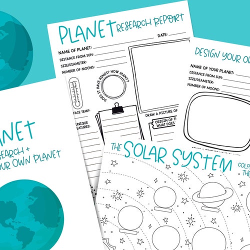 Design Your Own Planet Instant Download STEM Workbook Digital - Etsy
