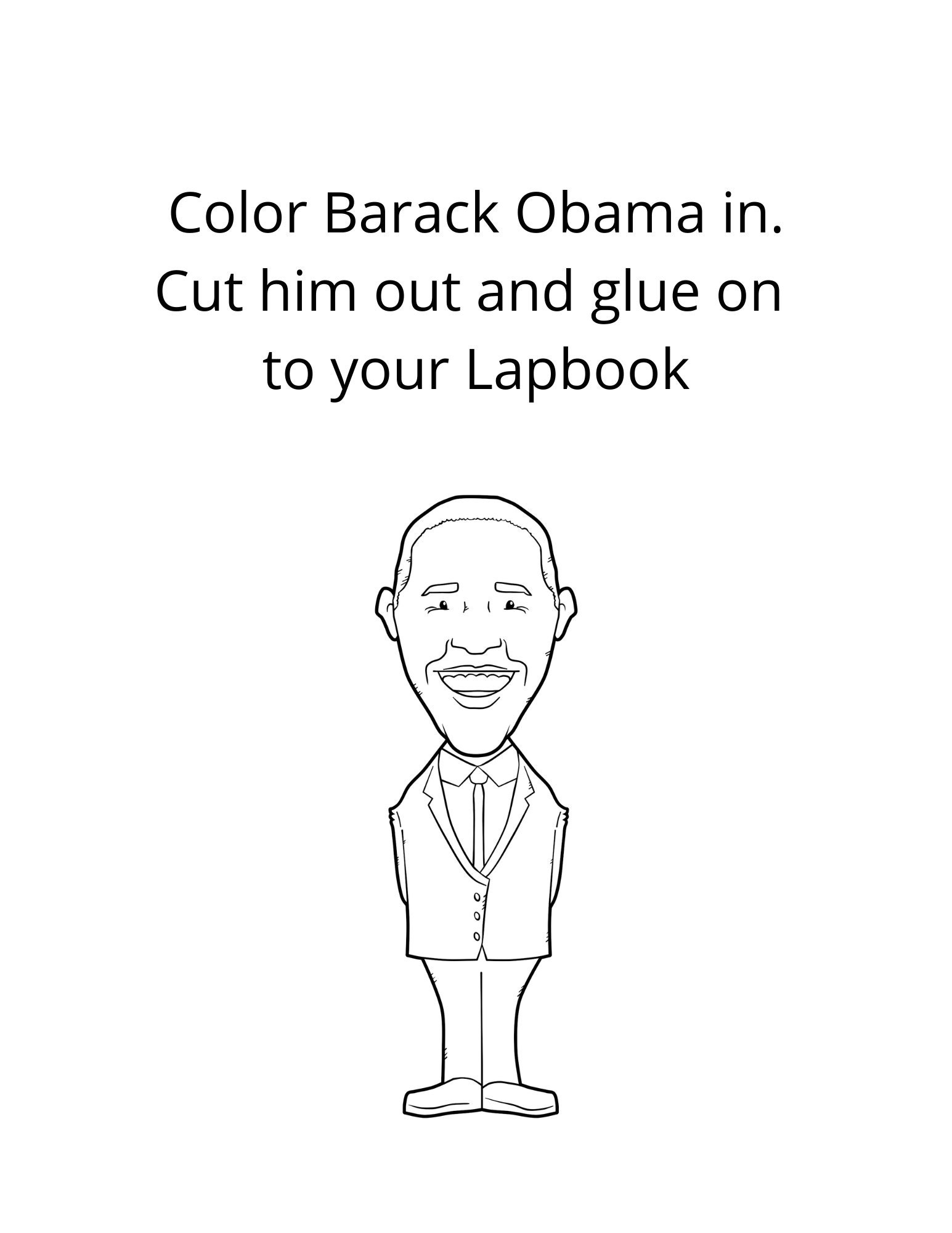 President Obama Lapbook Instant Download Digital Download - Etsy