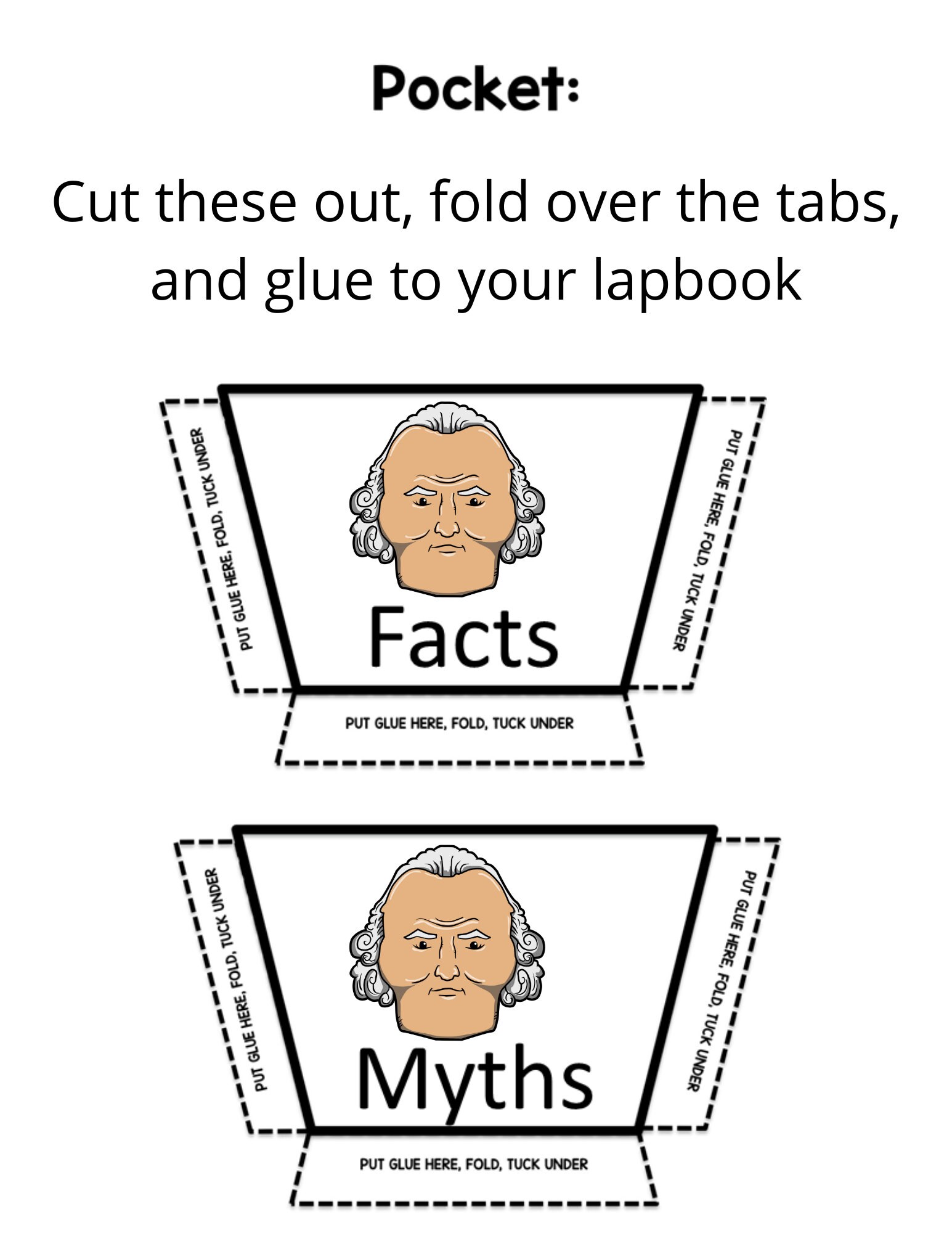 George Washington Lapbook, Instant Download, Digital Download ...