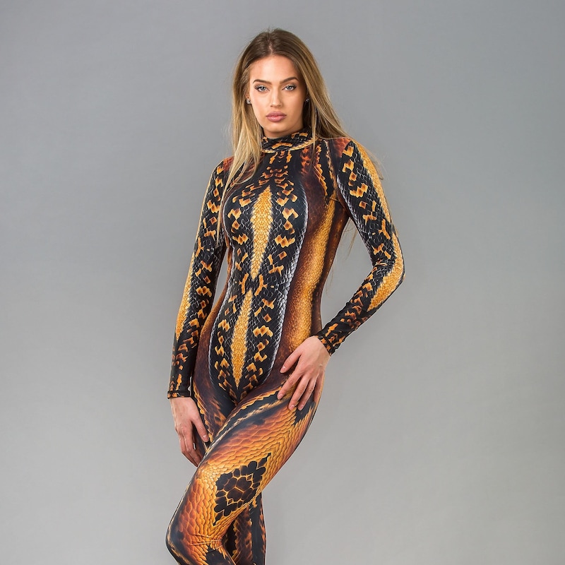 Snake Skin Bodysuit - Etsy