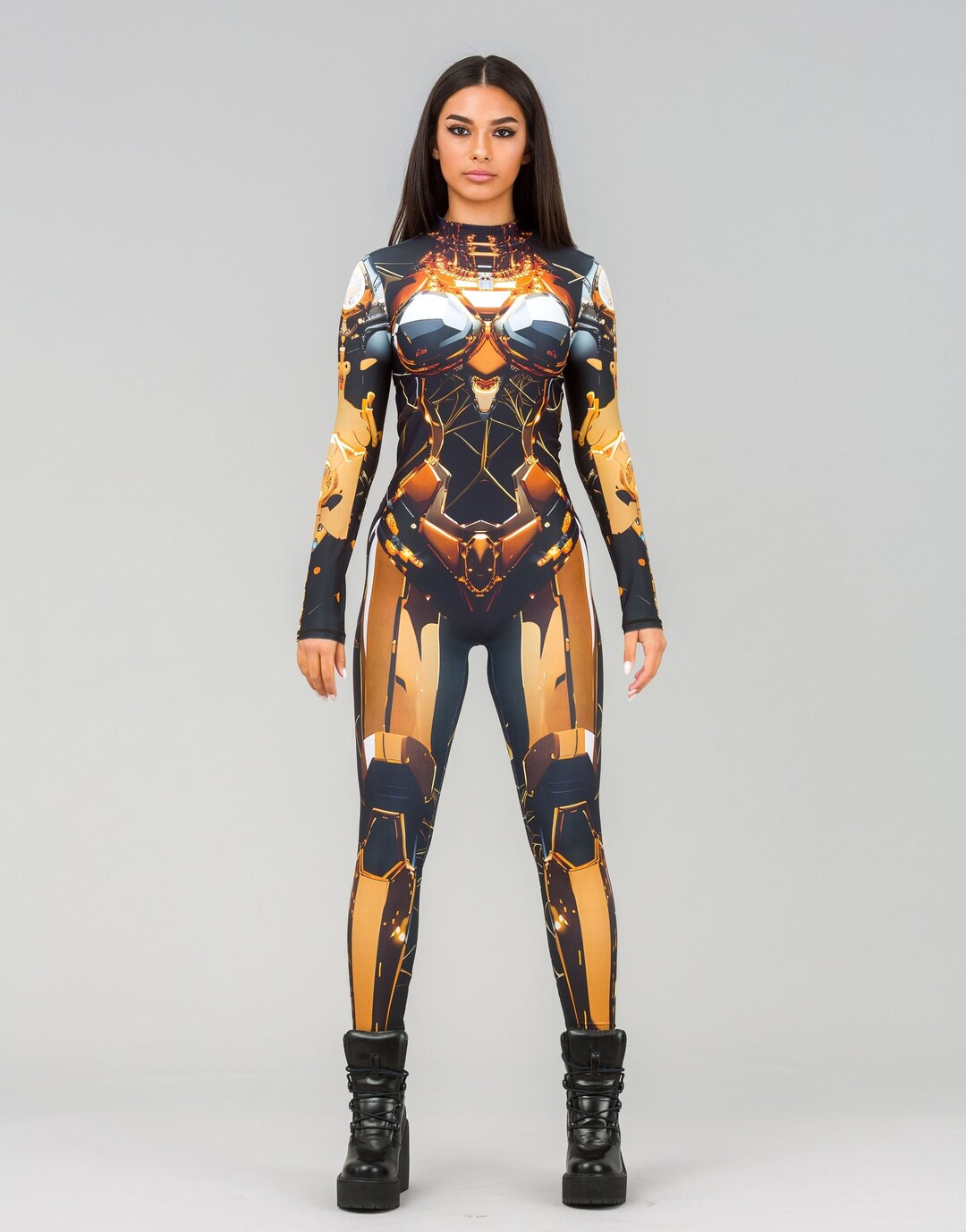 Halloween Costume, Cyberpunk Outfit, Robot Cosplay Costume, Sci Fi ...