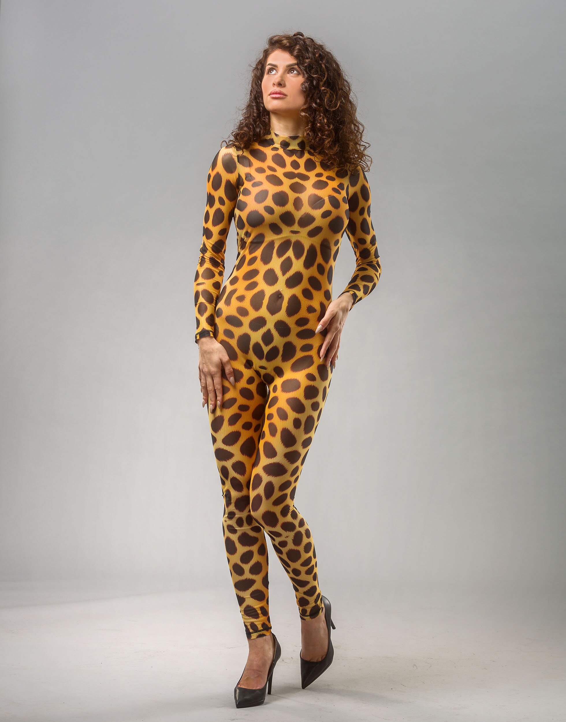 Cheetah Mesh Costume Women, Animal Costume Women, Festival Costumes ...