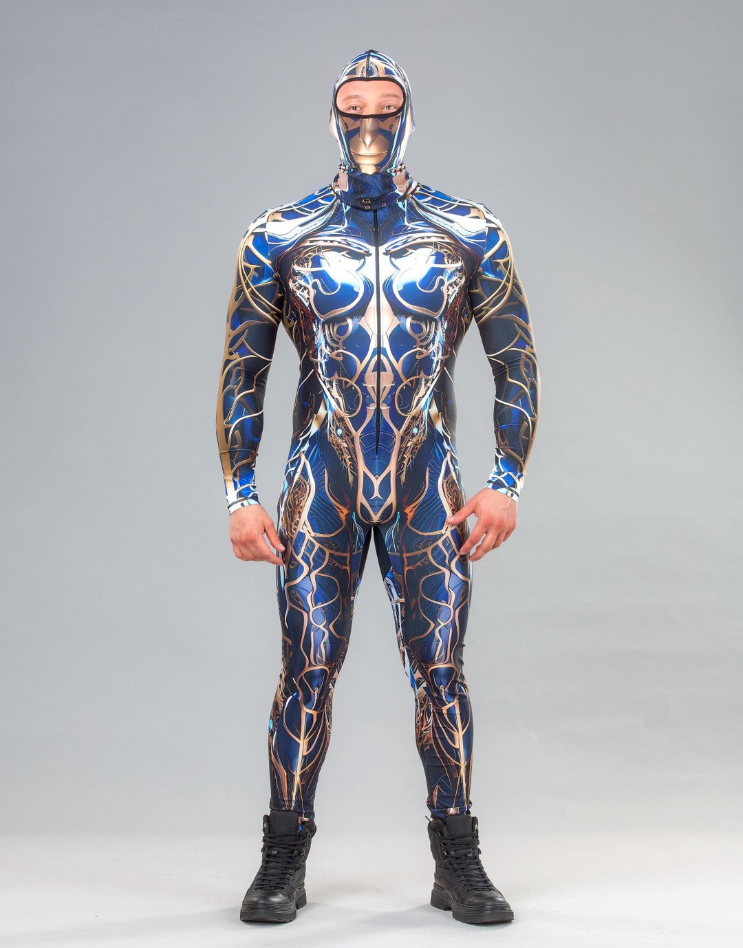 3D Print Robot Bodysuit: Futuristic Cyber Men's Costume - Etsy