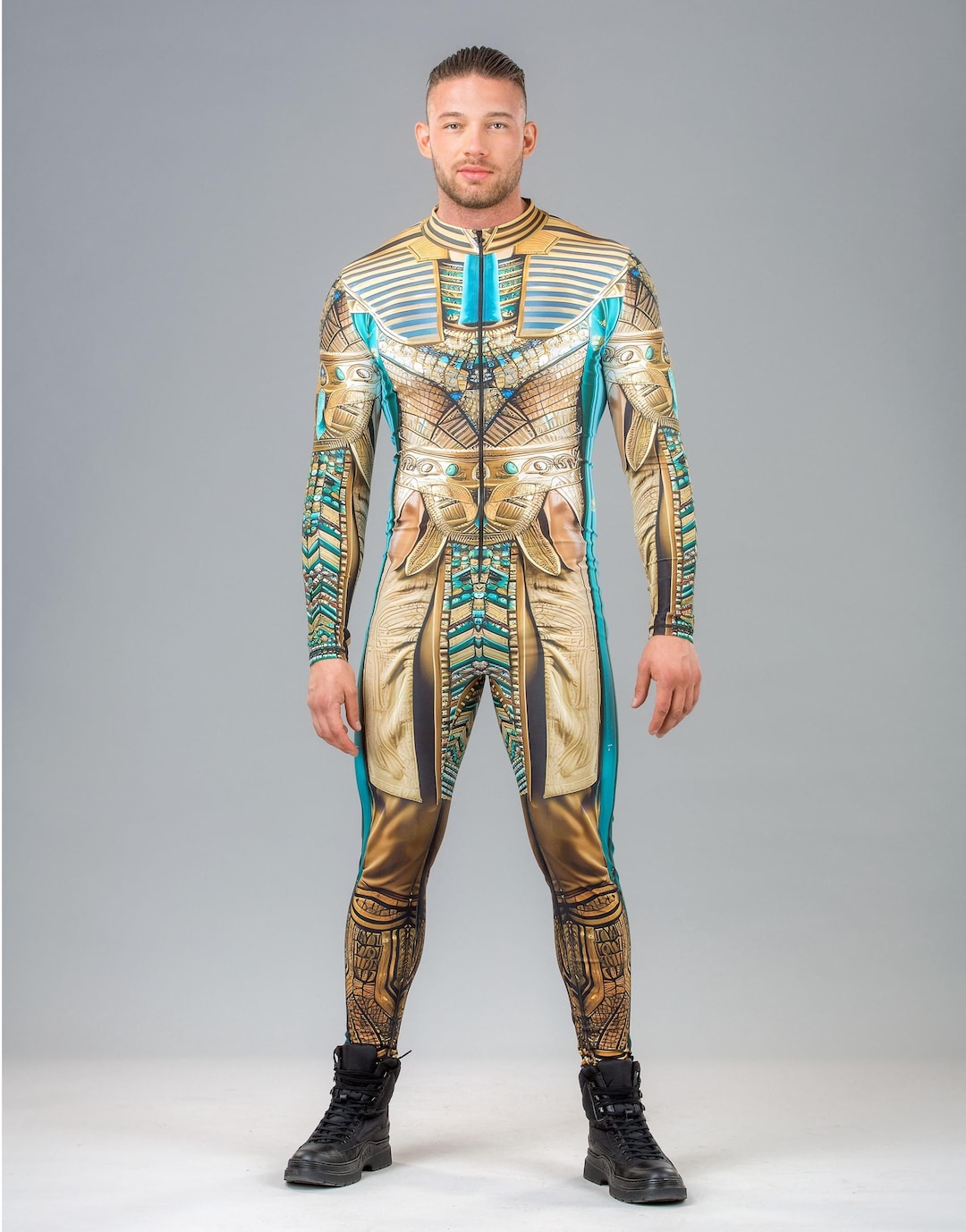 3D Print Egyptian Pharaoh Costume: Men's Festival Lycra Suit - Etsy