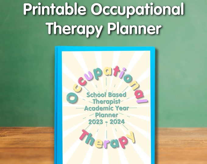 Occupational Therapy Planner | School Based OT | 2023 - 2024 Planner - Etsy