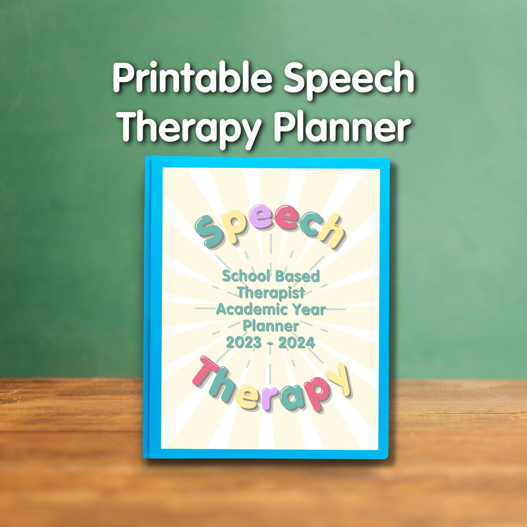 Speech Therapy Planner | School Based SLP | 2023 - 2024 Planner - Etsy