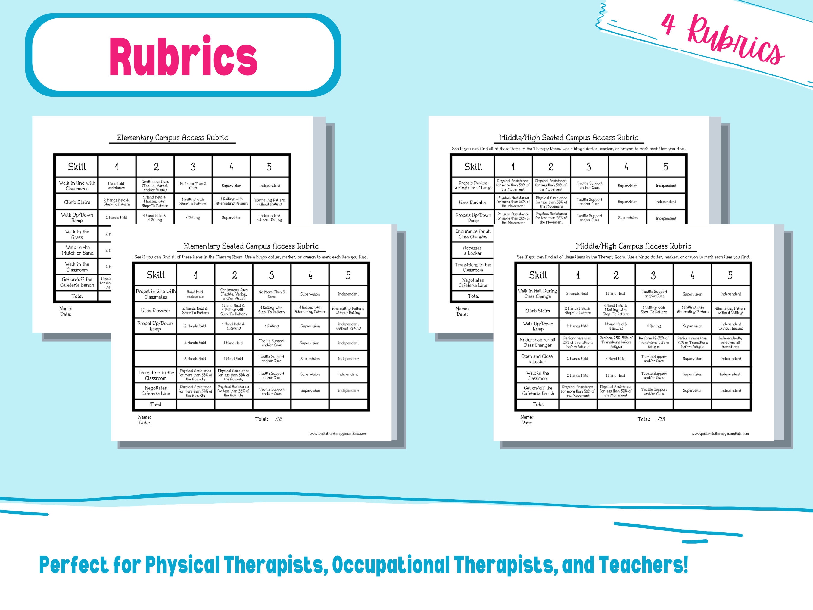 Lesson Plans | Physical Therapy Activities | Occupational Therapy ...
