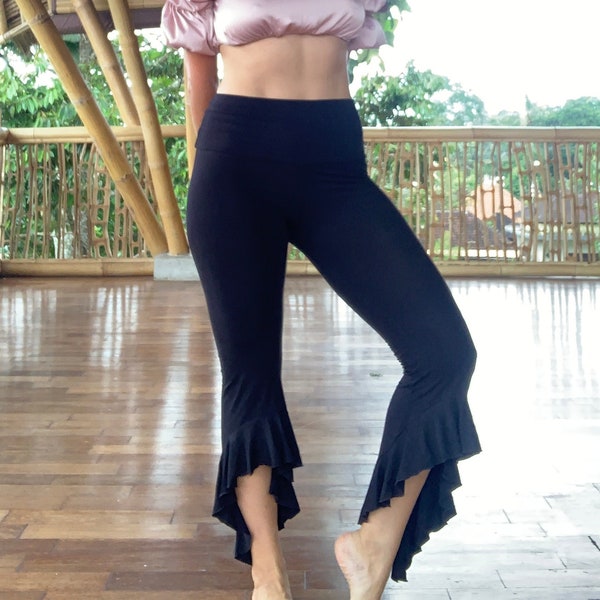 Womens Ruffle Pants - Etsy