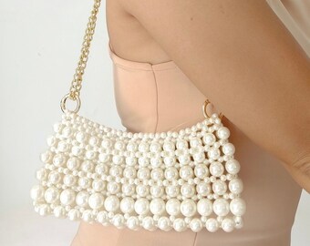 Pearl Handbag - Etsy