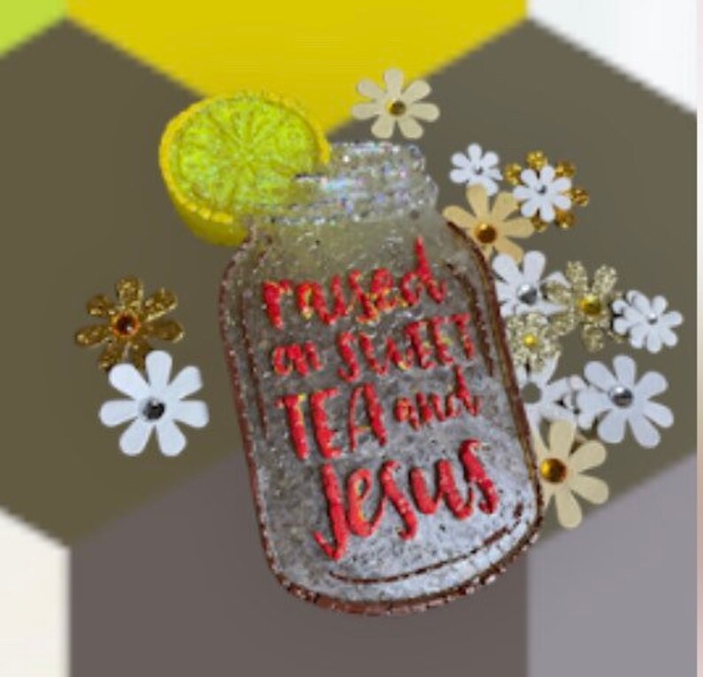 Raised on Sweet Tea & Jesus Mason Jar Freshener/ Ornament - Etsy