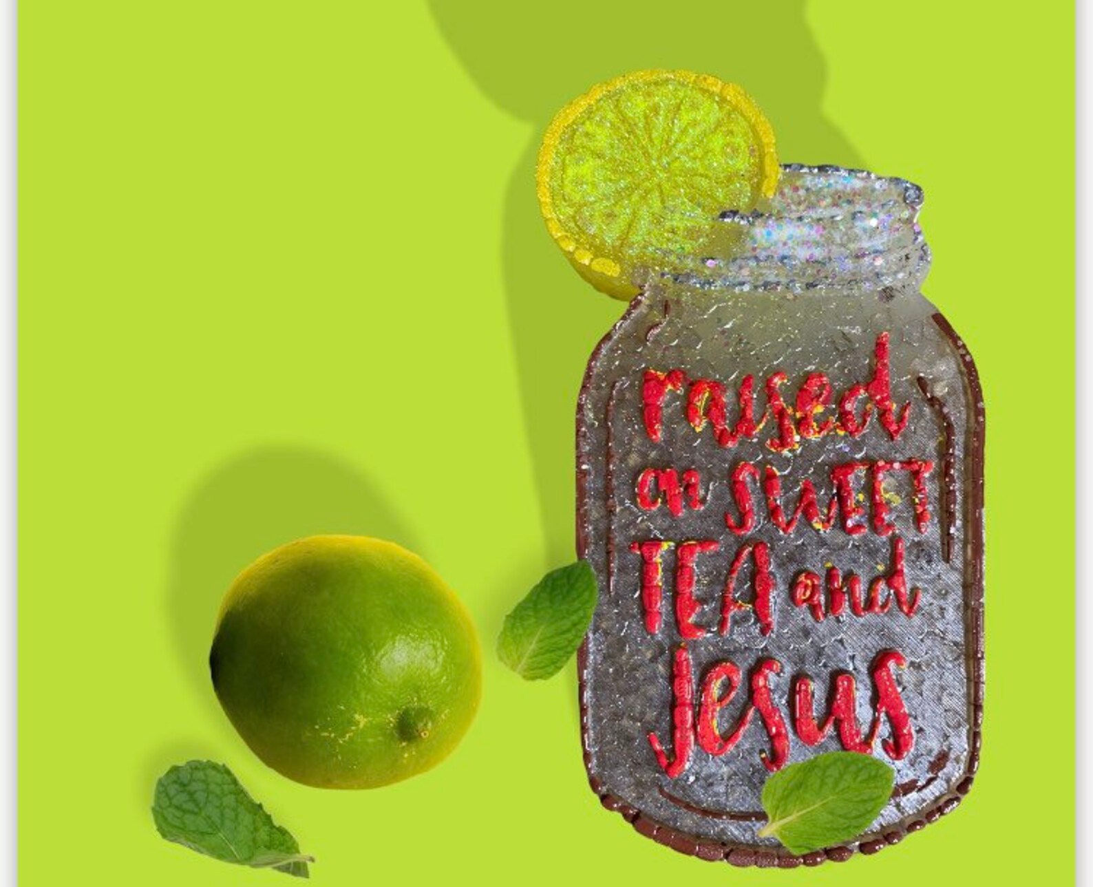 Raised on Sweet Tea & Jesus Mason Jar Freshener/ Ornament - Etsy