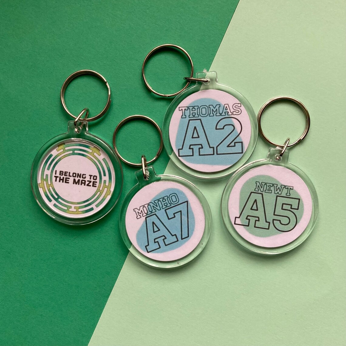 Maze Runner Keychains/ Key Rings - Etsy