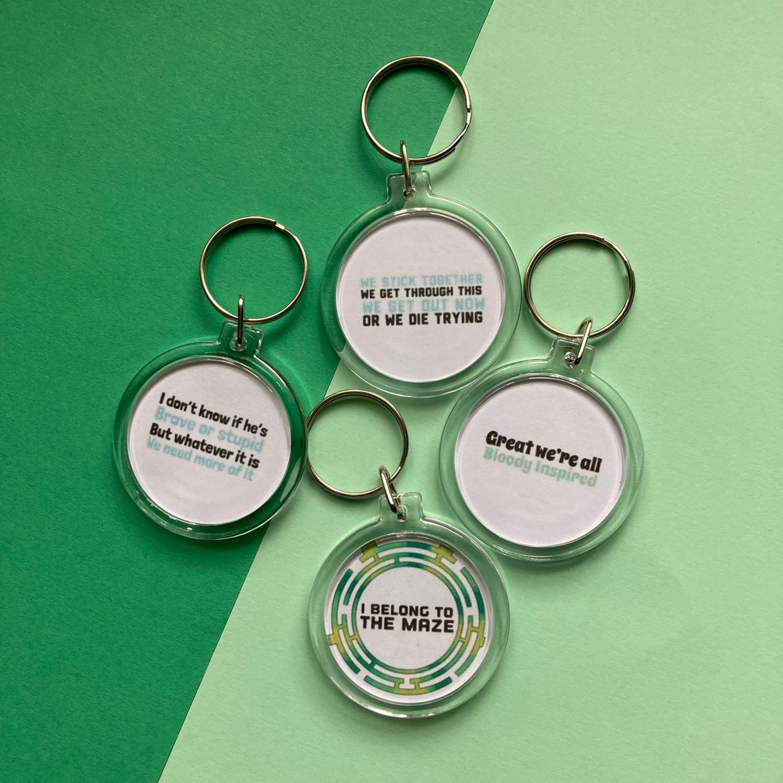 Maze Runner Keychains/ Key Rings - Etsy