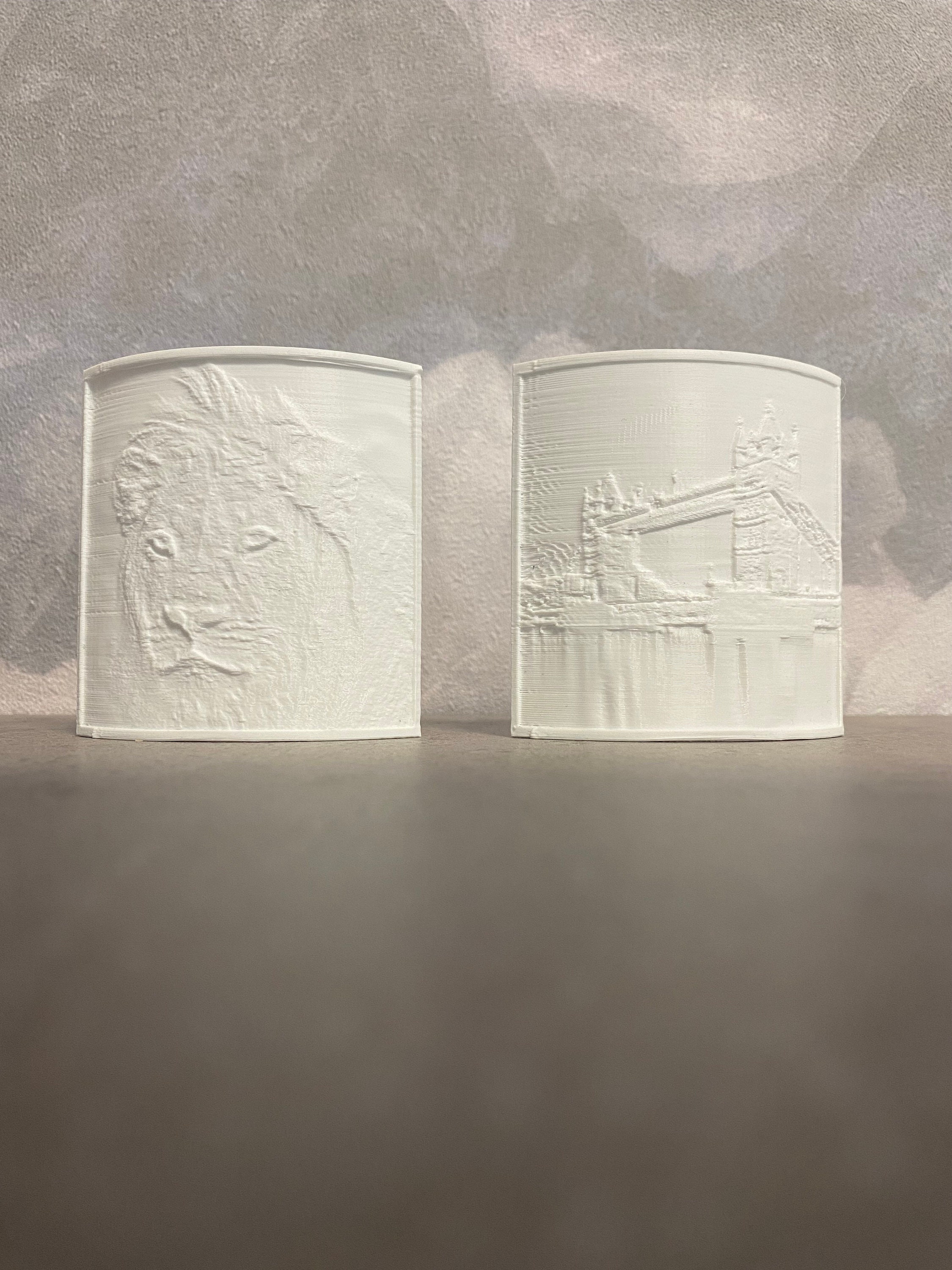 3D Printed Lithophane Custom 3D Printed Picture Gift - Etsy