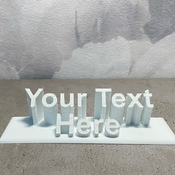 Custom 3d Printed Nameplate - Etsy