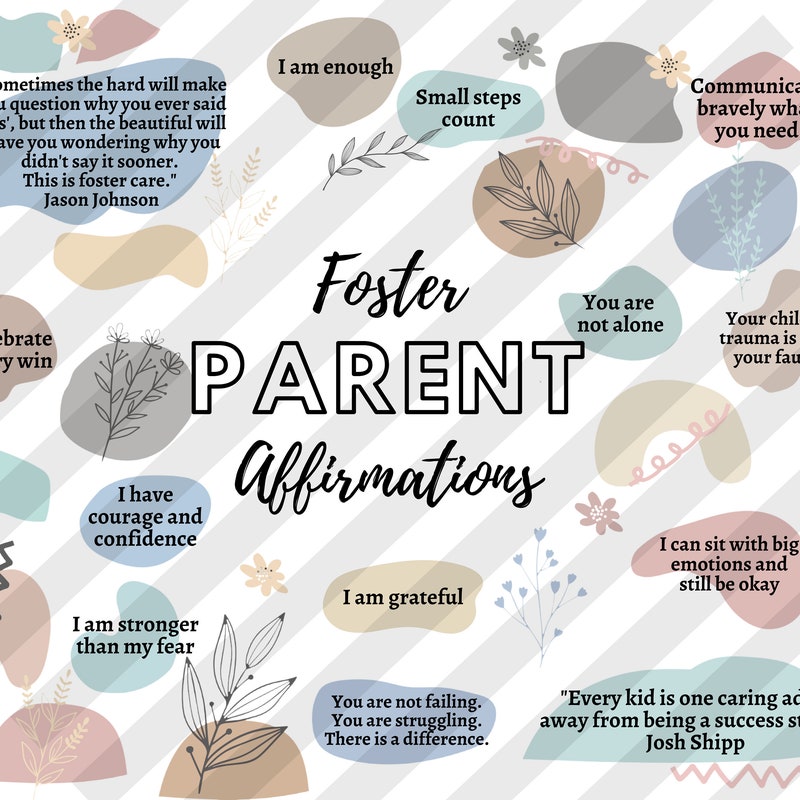 Foster Parent Card - Etsy
