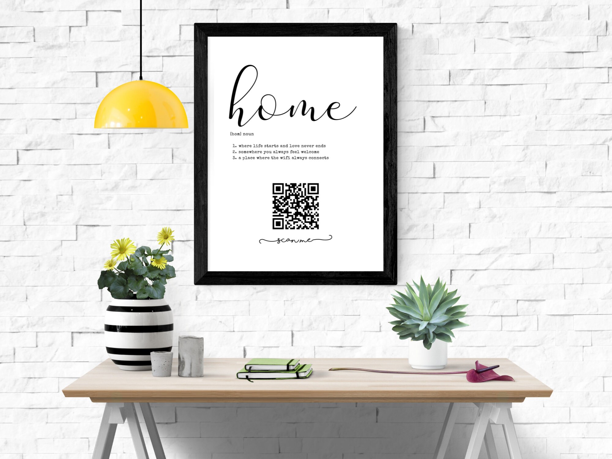 WIFI QR Code Sign - Home Decor - Printable A4 Digital File - Etsy Canada
