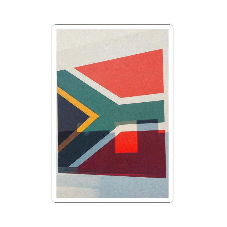 South African Flag Stickers Travel Theme, Fun Laptop Decals Travel ...
