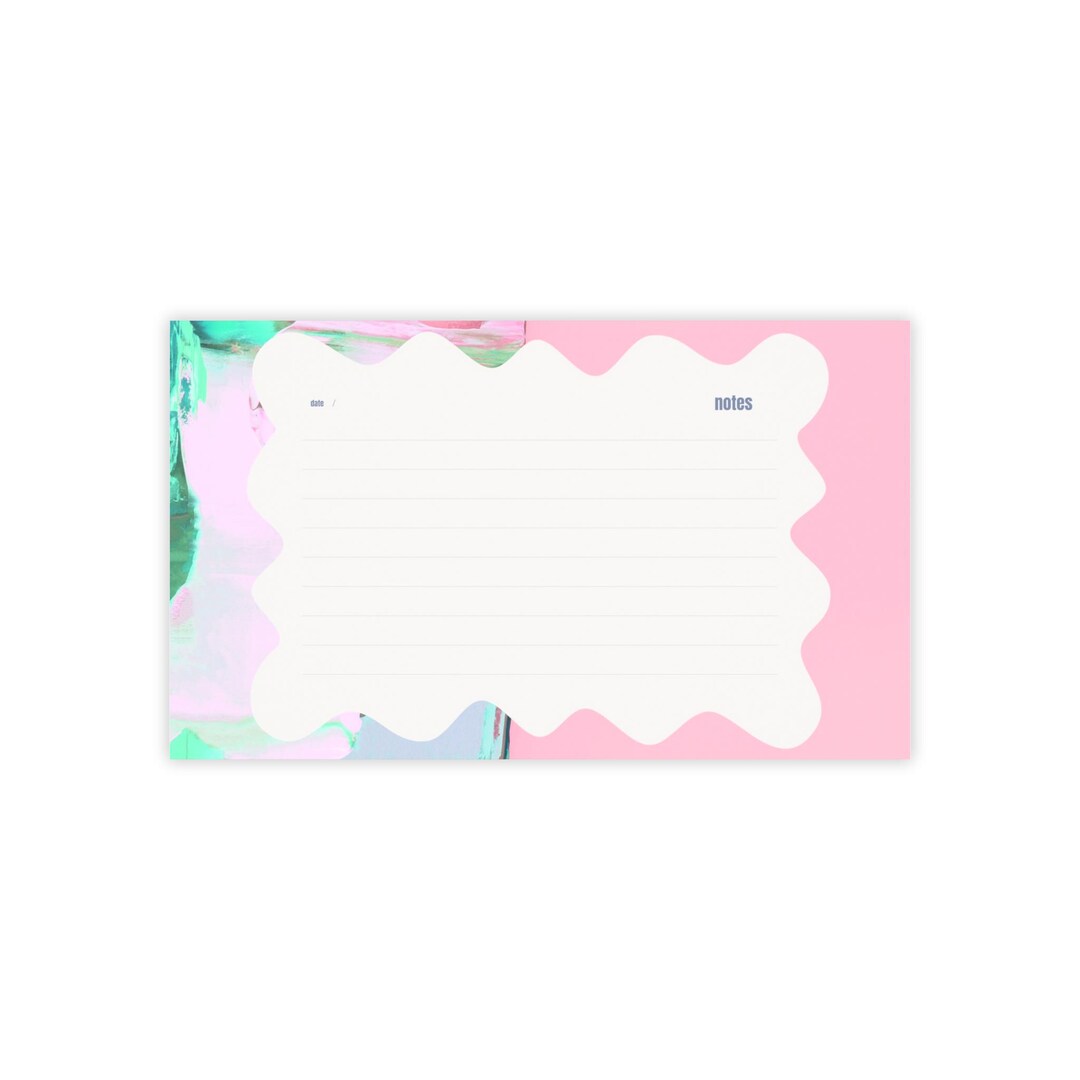 Colorful Scalloped Note Pad Large Memo Teacher Cute Stationery Gift for ...