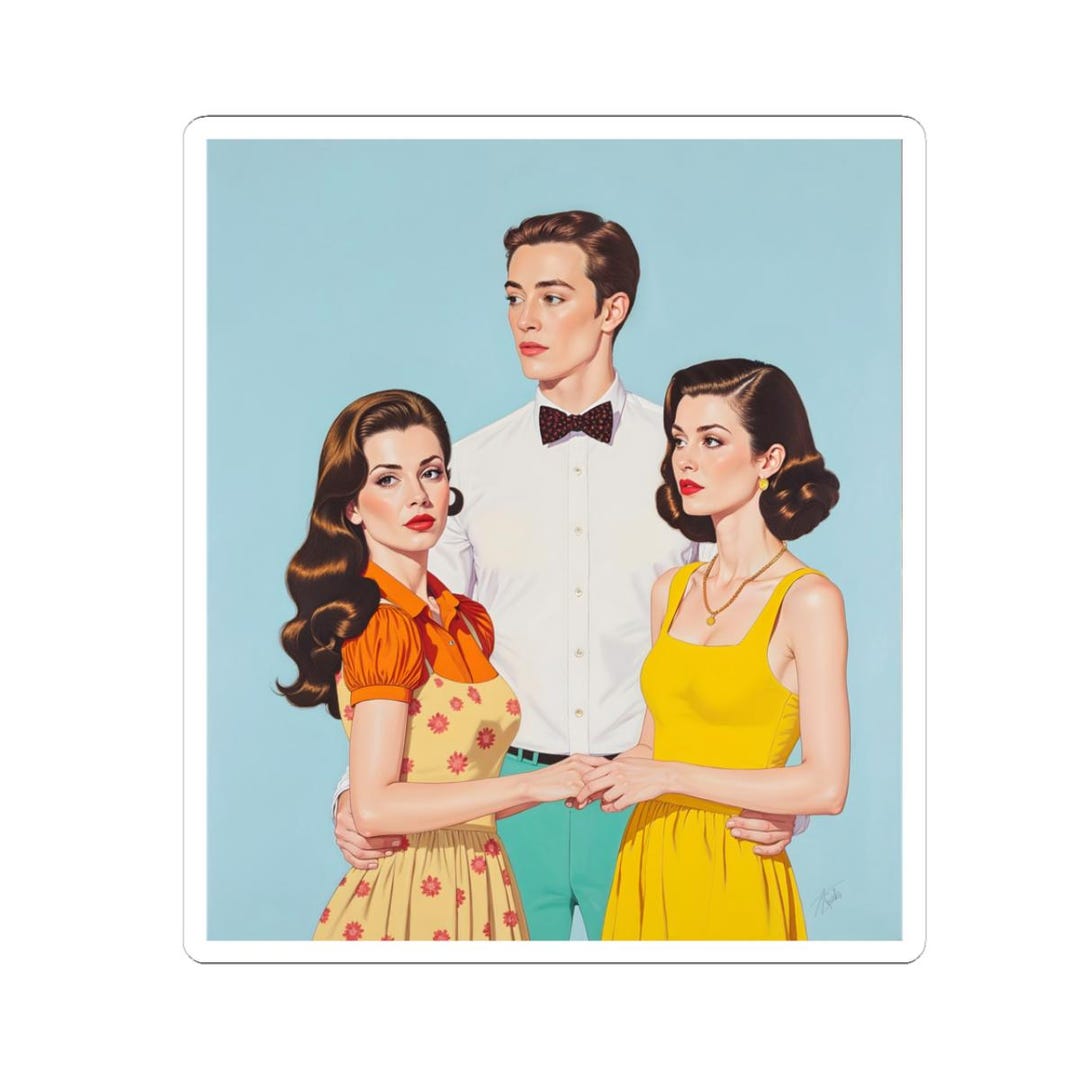 Retro Stickers for Nostalgic Decor, Vintage Art Stickers, Laptop Decor ...