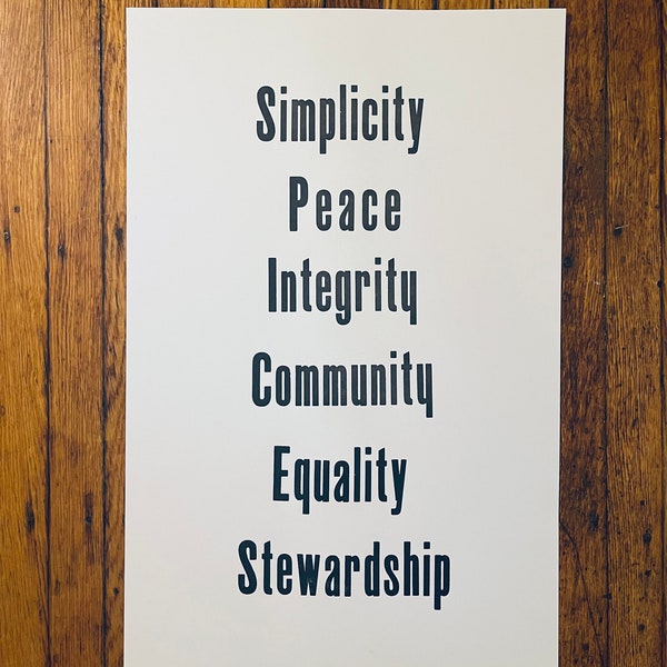 Integrity Poster - Etsy