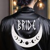 Bride Future Mrs. Gothic Bat and Spider Web Robe, Maid of Honor Robe ...