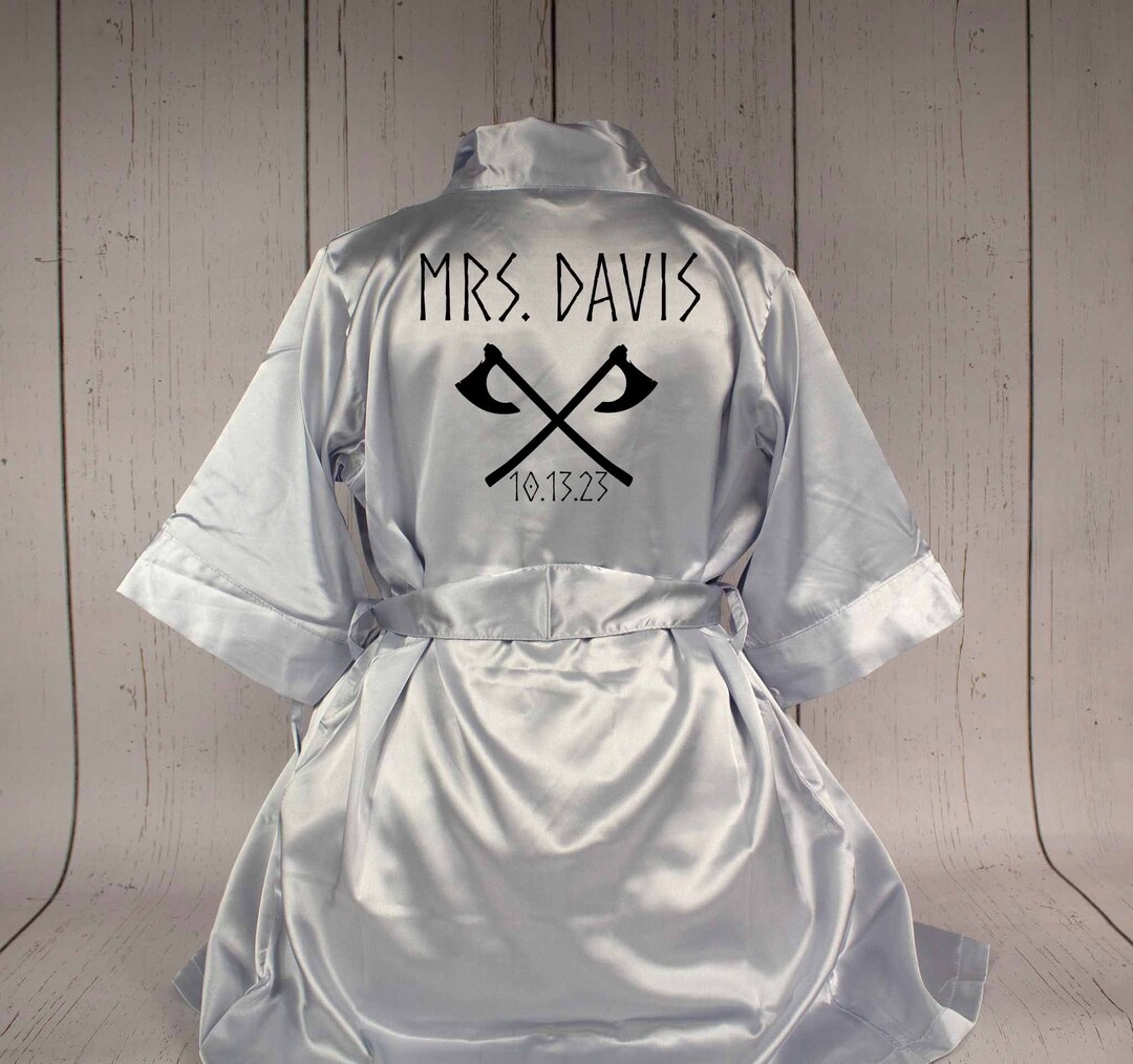 Future Mrs. Bride Viking Robe, Maid of Honor Robe, Handfasting Getting ...