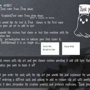 Horror Slasher Fan Sash, Birthday Coven Sash, Birthday Scream Queen ...