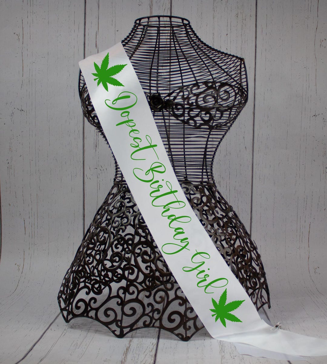 Dopest Birthday Girl Sash, Dope Birthday Sash, Dope Party, Stoner ...