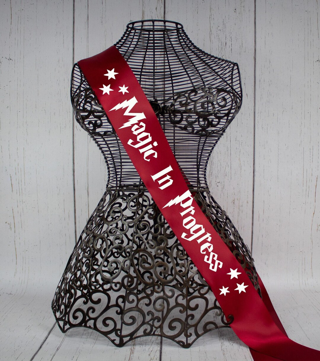 Magic in Progress HP Sash, Mom to Be Sash, Custom Alternative Sash ...