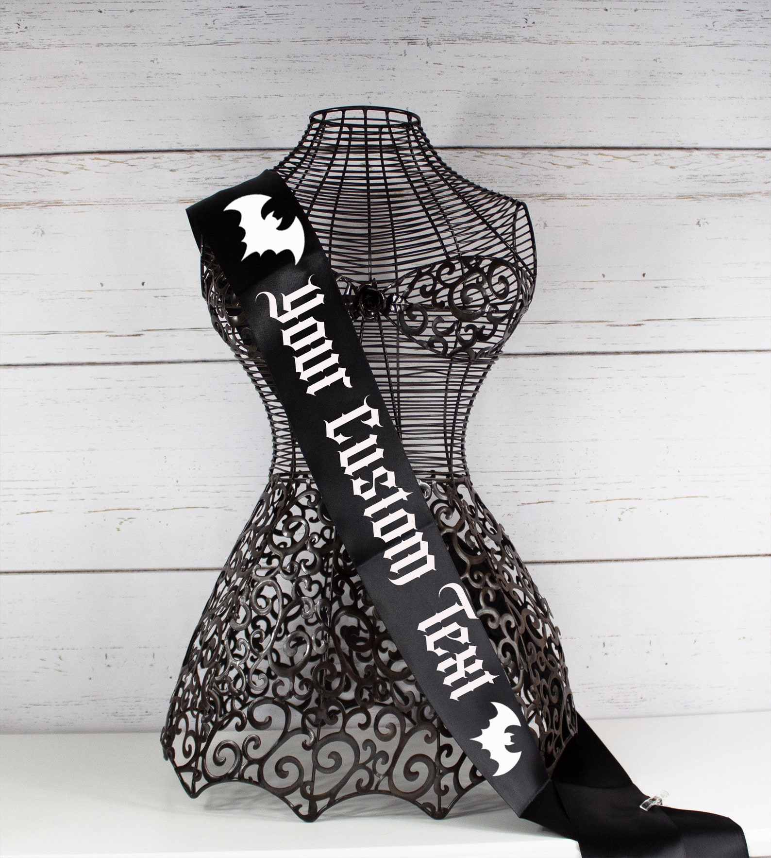 Bride With Bats Sash Gothic Bridal Sash Bachelorette Sash - Etsy