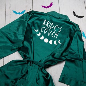 Brides Moon Coven Robe, Maid of Honor Robe, Witch Bridal Party Robe ...