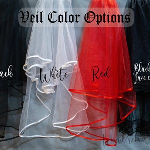 Bride of Darkness With Snakes Veil, Future Mrs., Gothic Bachelorette ...