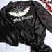 Bride Future Mrs. Gothic Bat and Spider Web Robe, Maid of Honor Robe ...