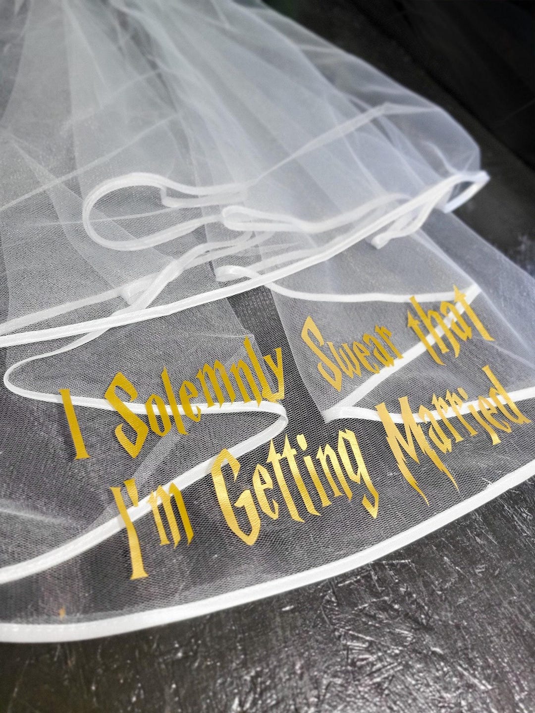 I Solemnly Swear That Im Getting Married Veil, Future Mrs. Bachelorette ...
