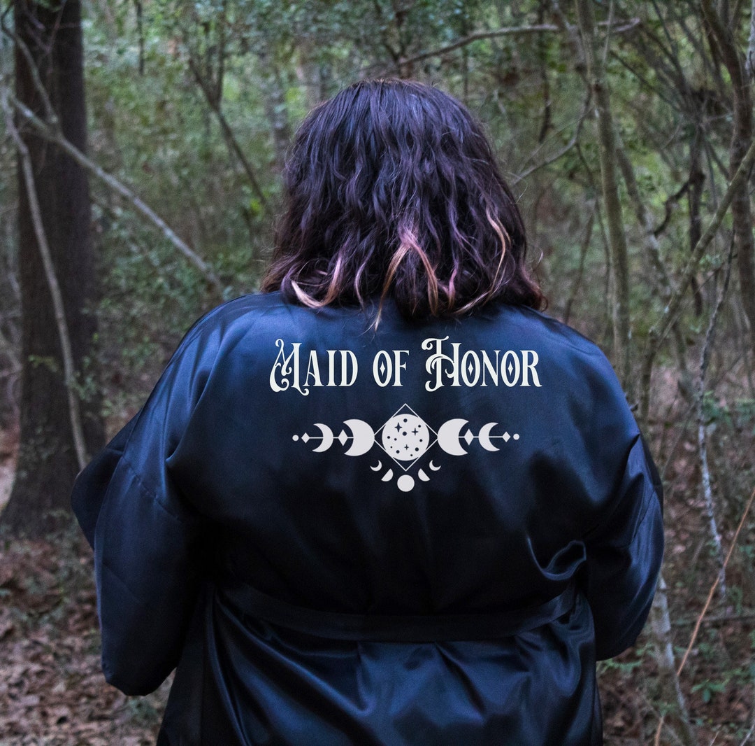 Brides Celestial Robe, Maid of Honor Robe, Witch Bridal Party Robe ...