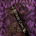 I Found My Boo Ghost Sash, Bride Sash, Bachelorette Sash, Gothic Bridal ...