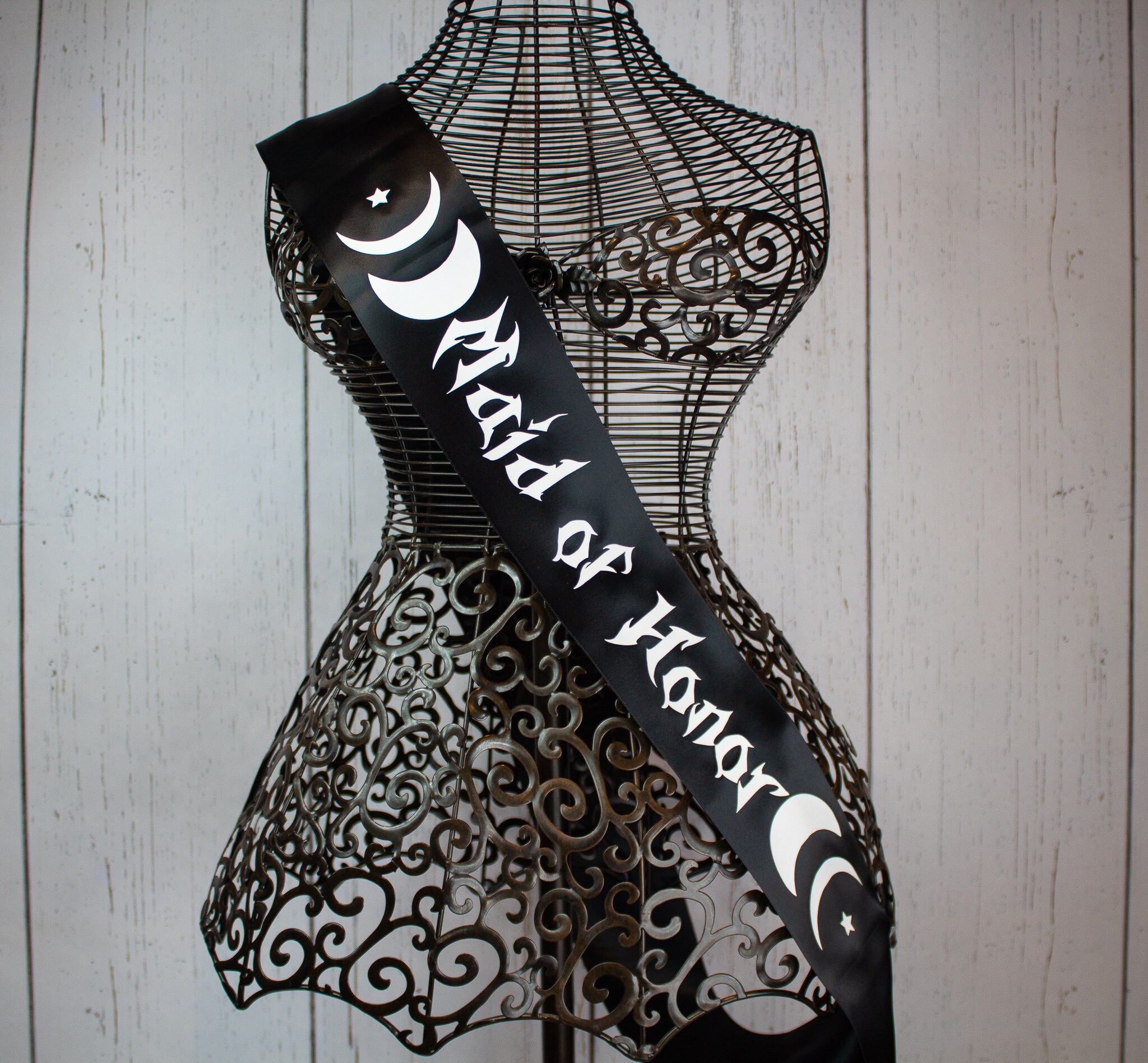 Bride Sashbrides Coven Sash Bachelorette Sash Gothic Bridal - Etsy