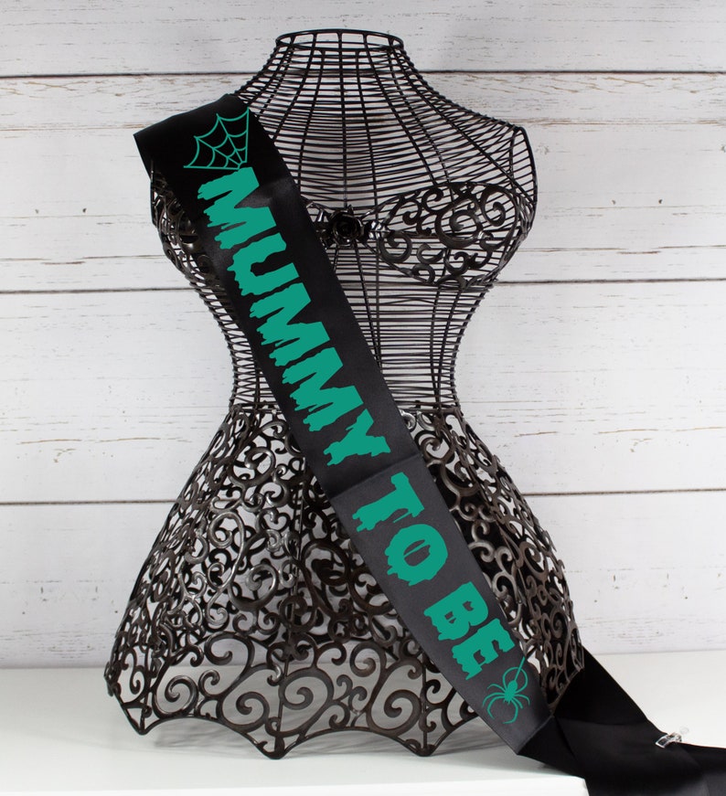 Mummy to Be Gothic Sash Mom to Be Emo Sash Custom - Etsy