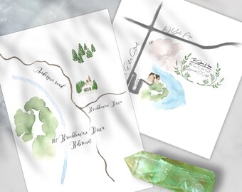 Venue Map Reception Map Wedding Map Printable File Custom Design - Etsy