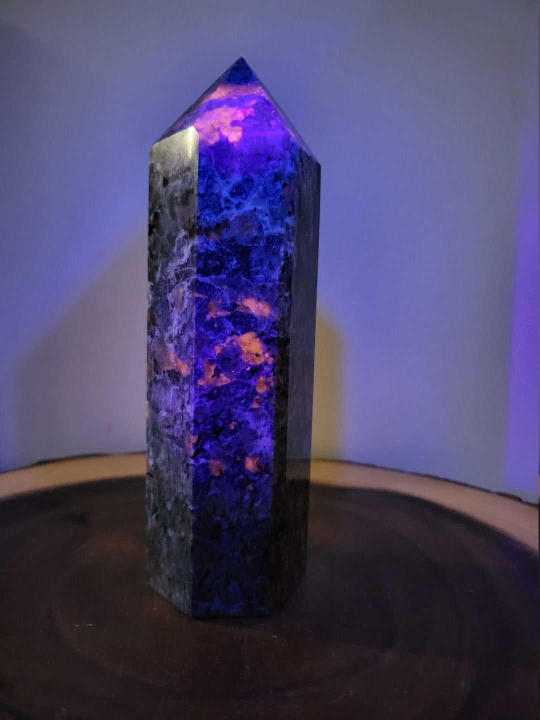 Yooperlite Tower, Large Yooperlite Tower, Yooperlite Point #B - Etsy UK