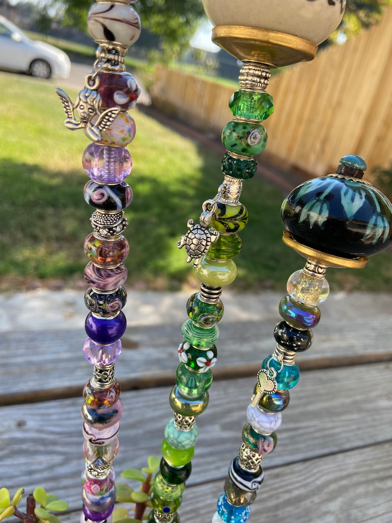 Plant Jewelry Fairy Garden Stakes - Etsy