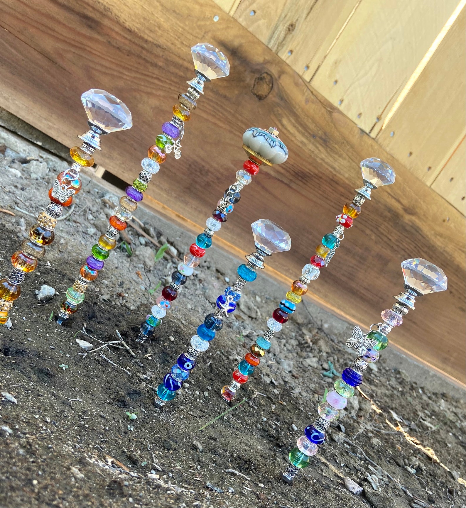 Plant Jewelry Fairy Garden Stakes - Etsy