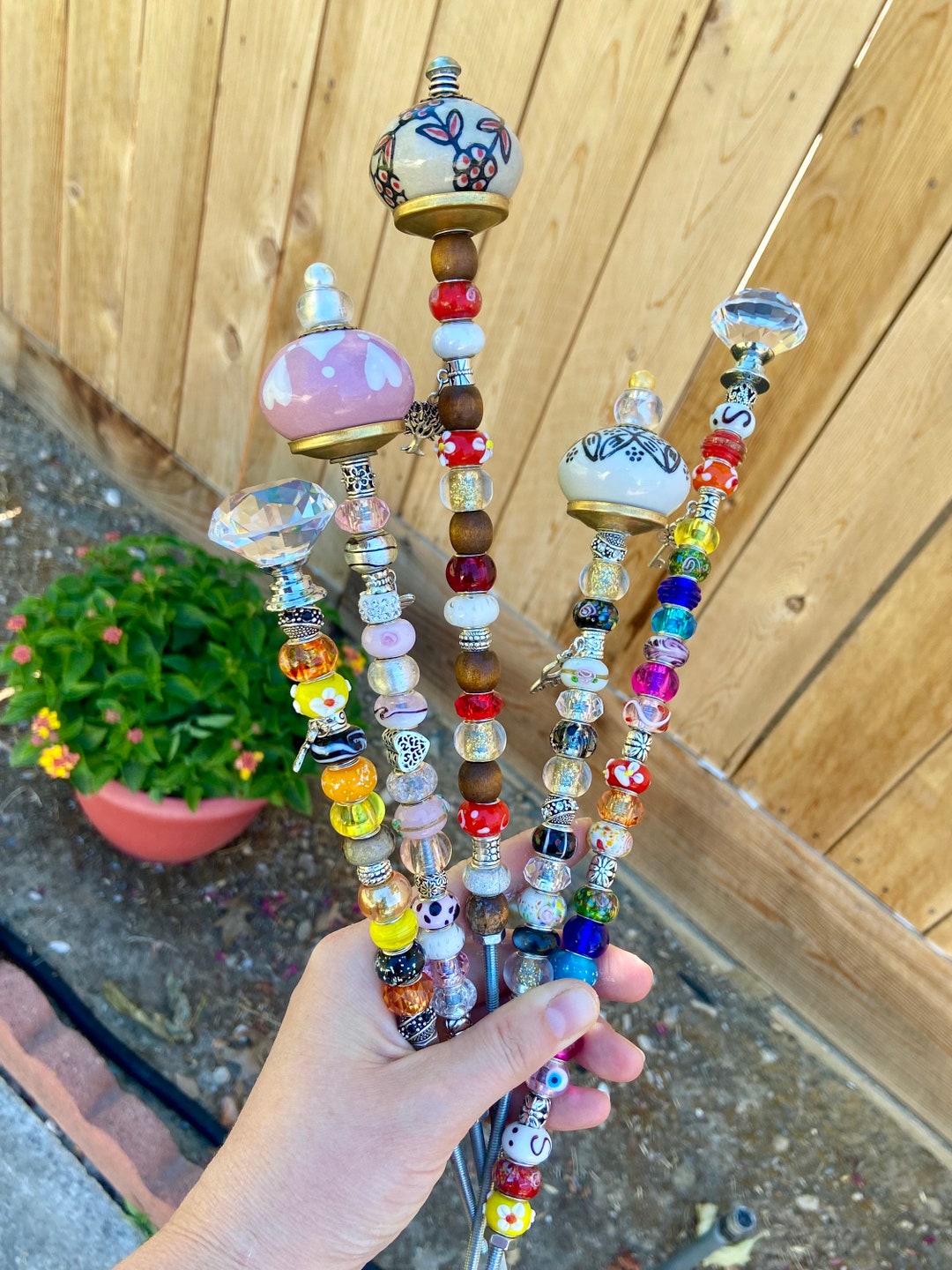 Plant Jewelry Fairy Garden Stakes - Etsy