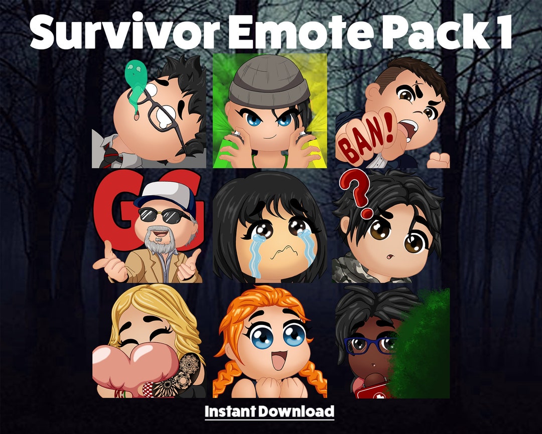 DBD Survivor Emote Pack One - Etsy