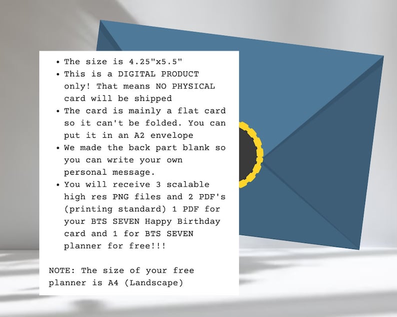 Happy Birthday Card, BTS Happy Birthday Card, BTS Printable Card ...