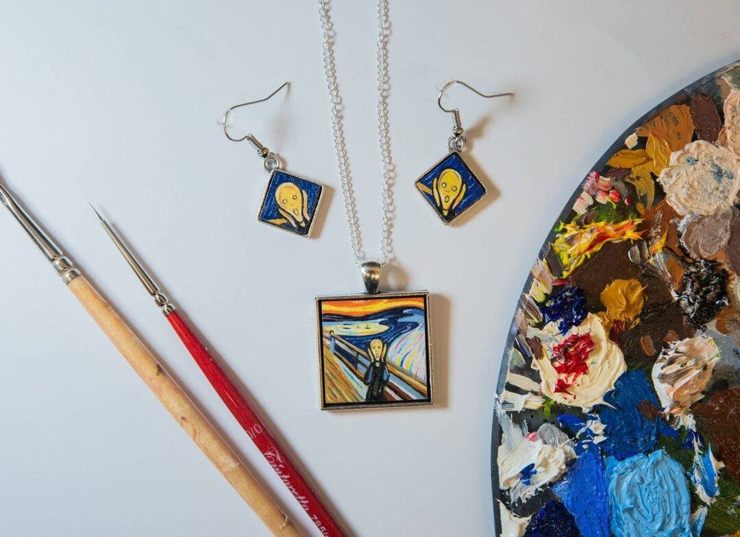 Munch "the Scream" Hand Made Set - Etsy