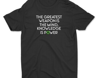 Knowledge is Power Shirt - Etsy