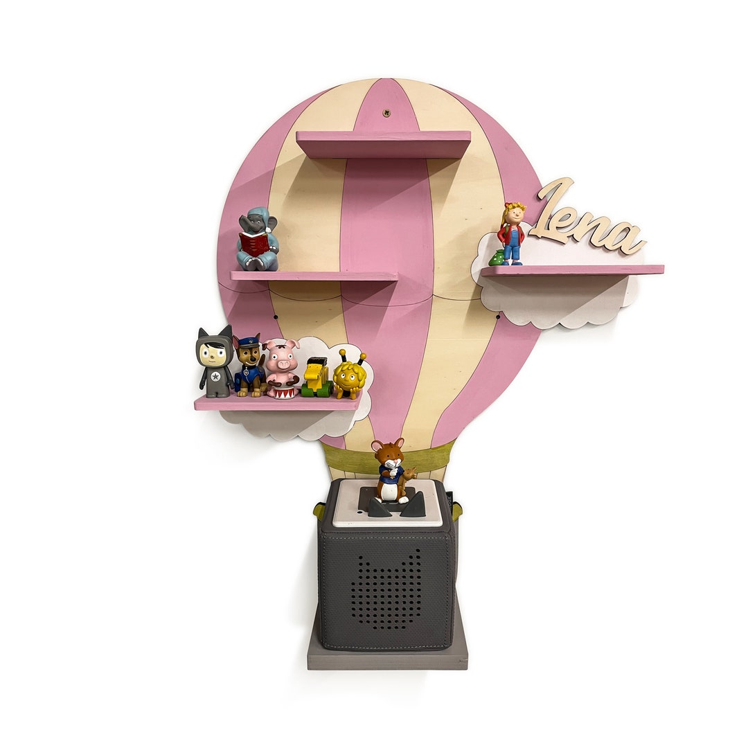 DIY Shelf With Wish Name Hot Air Balloon Suitable for the Toniebox ...