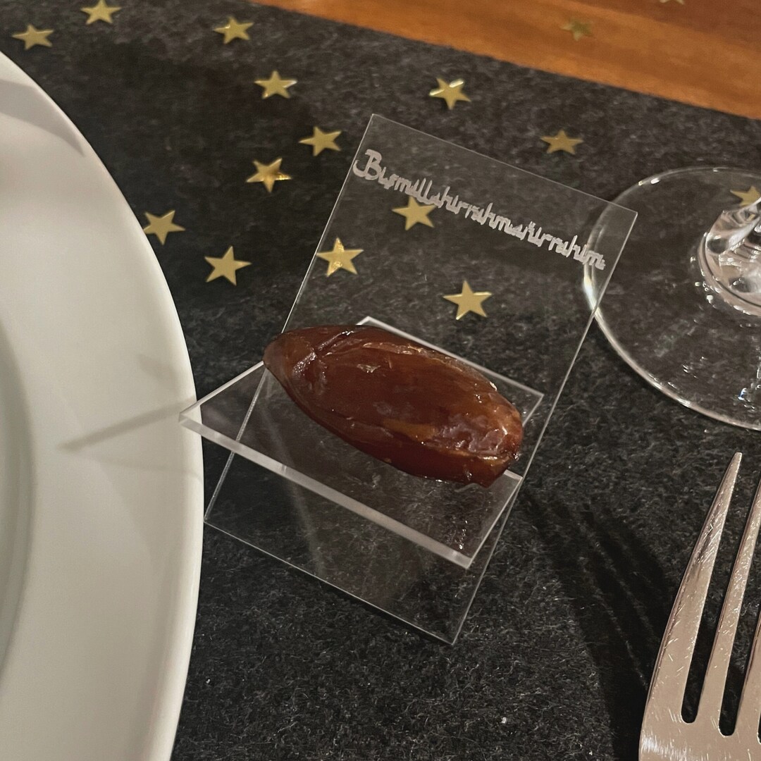 Bismillahirrahmanirrahim Ramadan Date Holder for Eid Fast Breaking ...